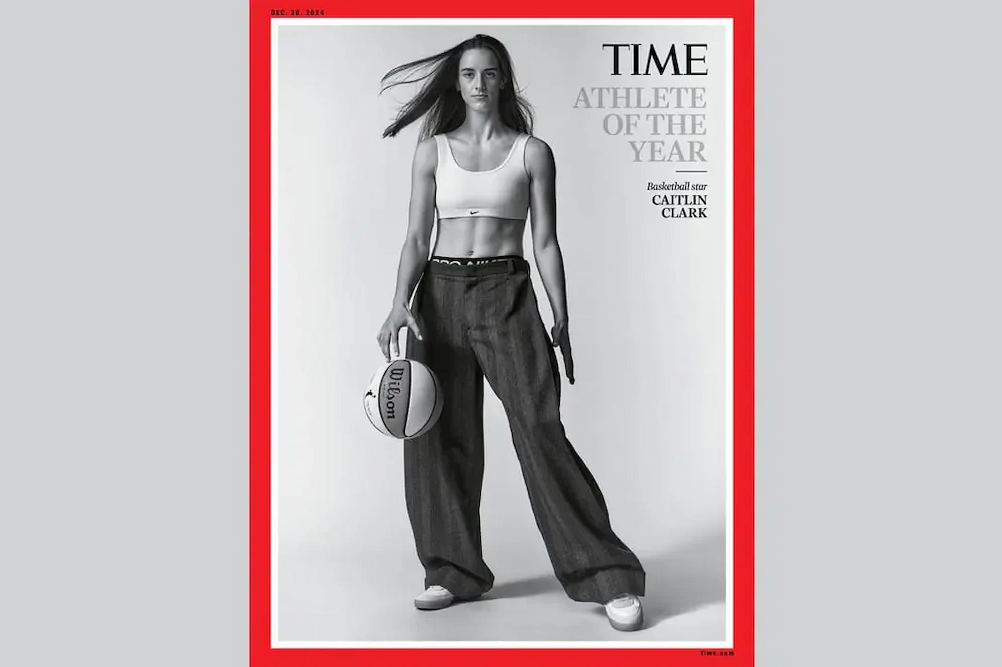 WNBA: Caitlin Clark Named Time's "Athlete of the Year" - The Sweat